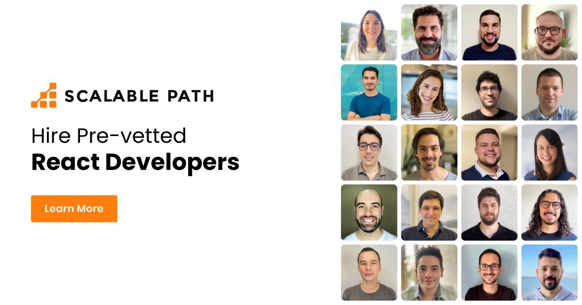 Top 7 Featured React Developers for Hire | Scalable Path®